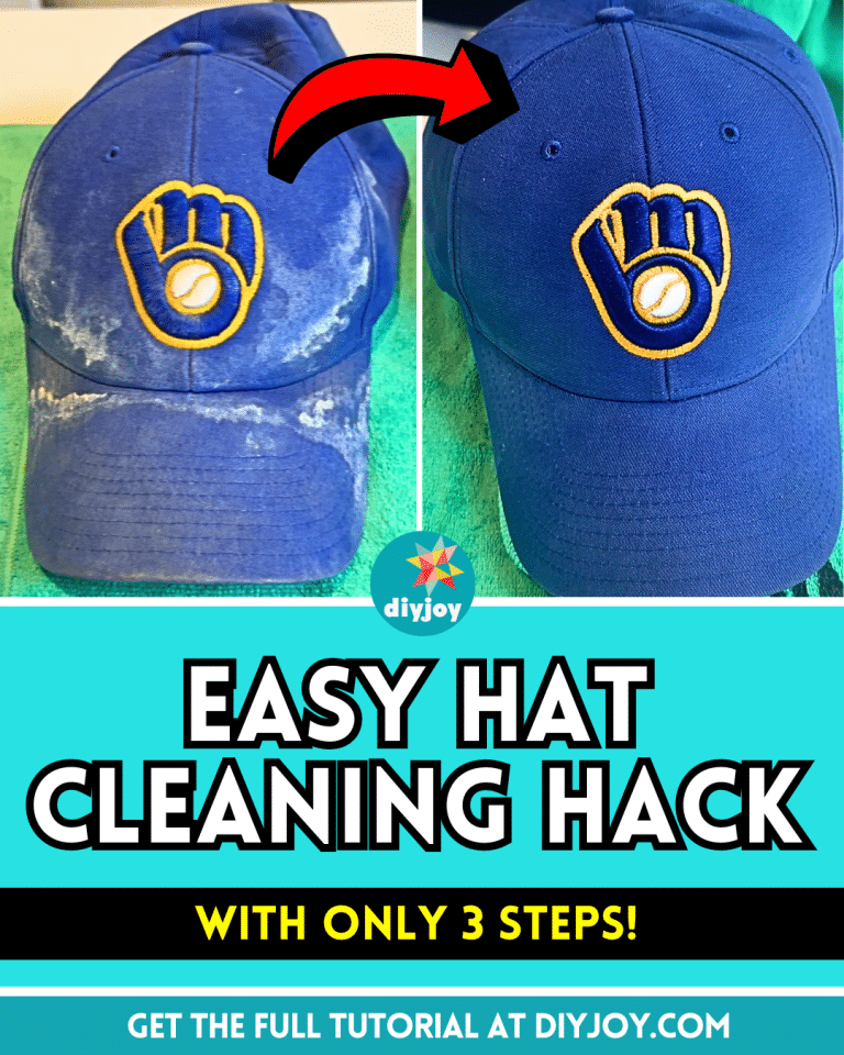 Easy Hat Cleaning Hack (with only 3 Steps) - DIY Joy