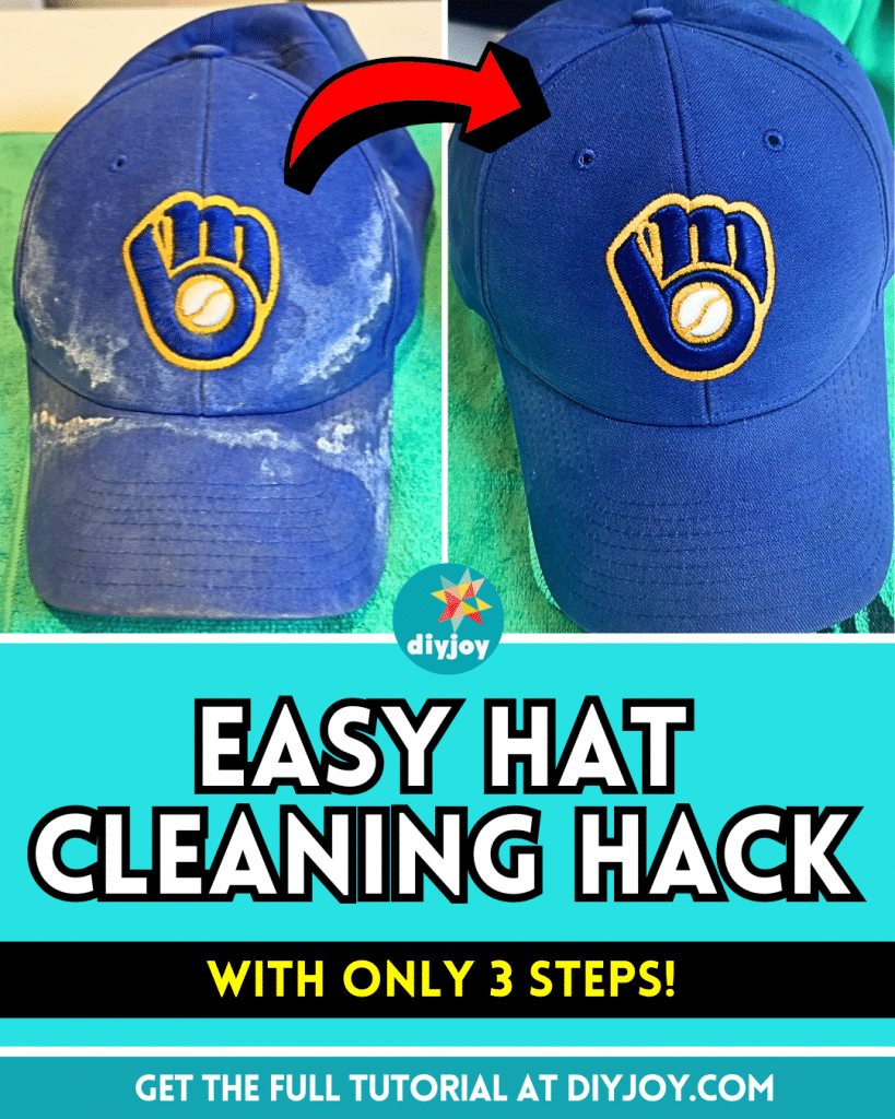 Easy Hat Cleaning Hack (with only 3 Steps) - DIY Joy