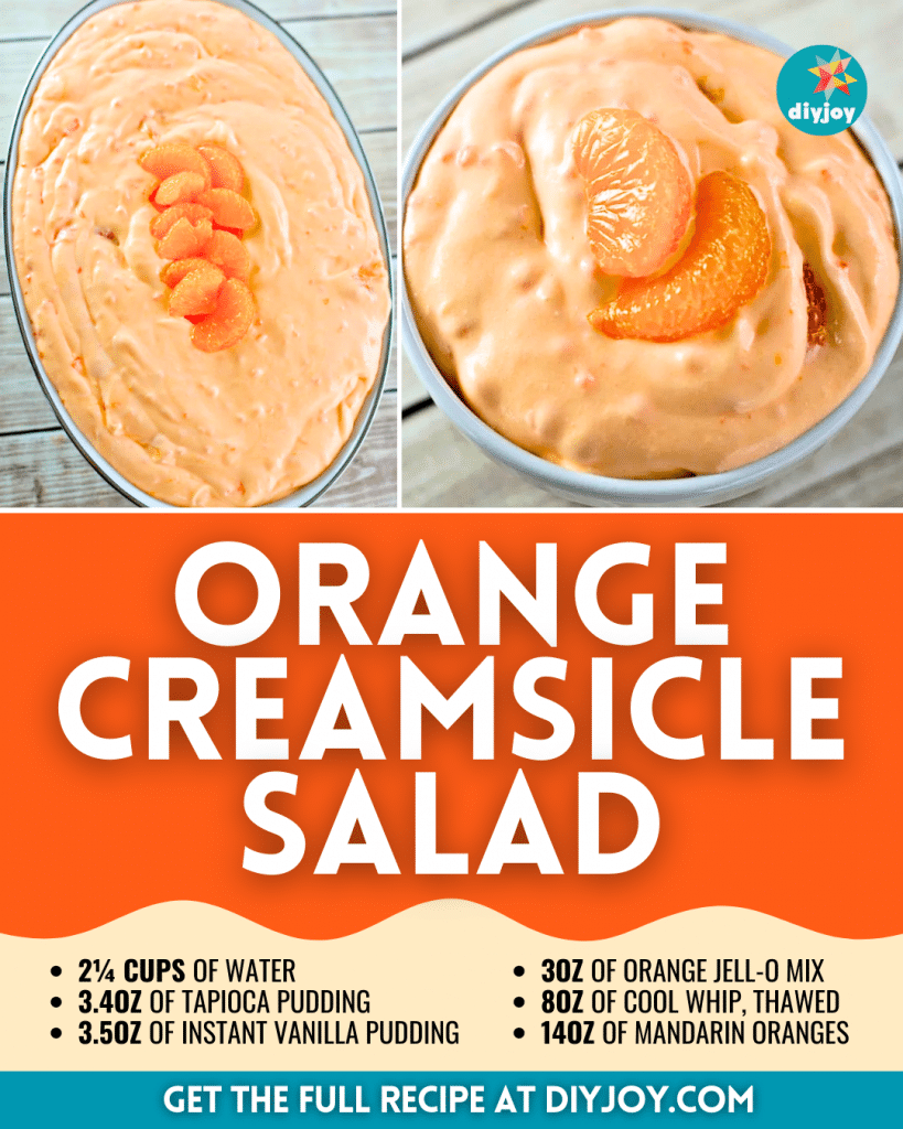 Easy Orange Creamsicle Salad Recipe - DIY Joy