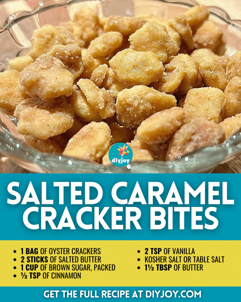 Easy Salted Caramel Cracker Bites Recipe - DIY Joy