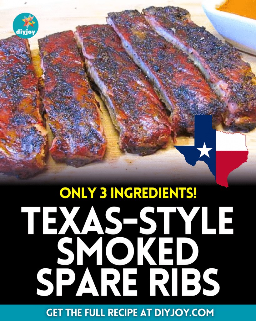 Easy Texas-Style Smoked Spare Ribs Recipe - DIY Joy