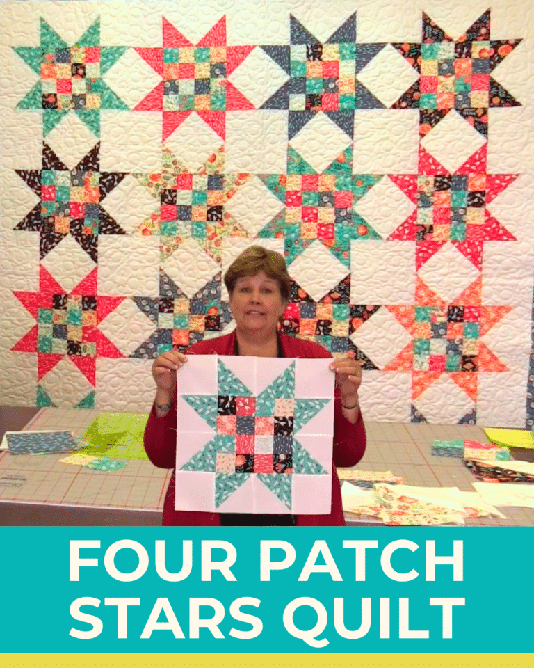 Four Patch Stars Quilt With Jenny Doan