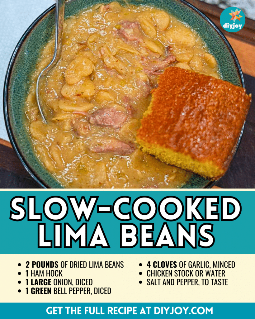 Grandma's Slow-Cooked Lima Beans Recipe - DIY Joy