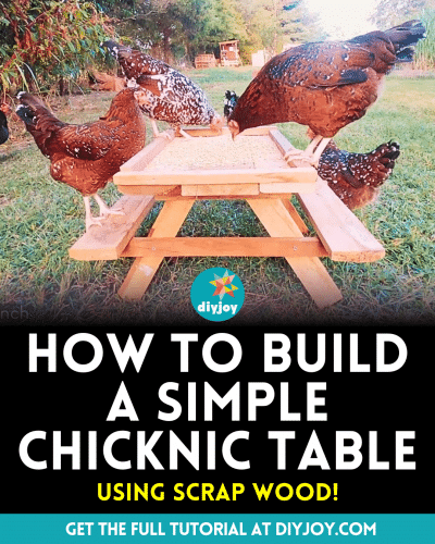 How to Build a Simple Chicknic Table - DIY Joy