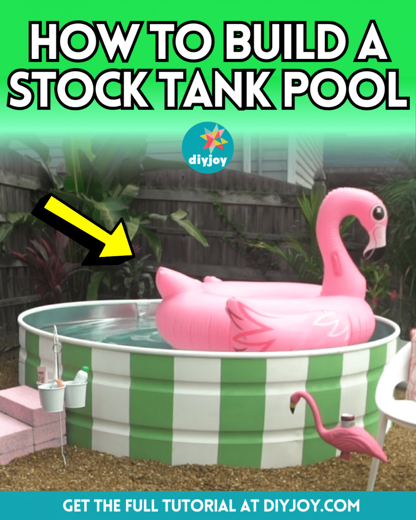 How to Build a Stock Tank Pool - DIY Joy