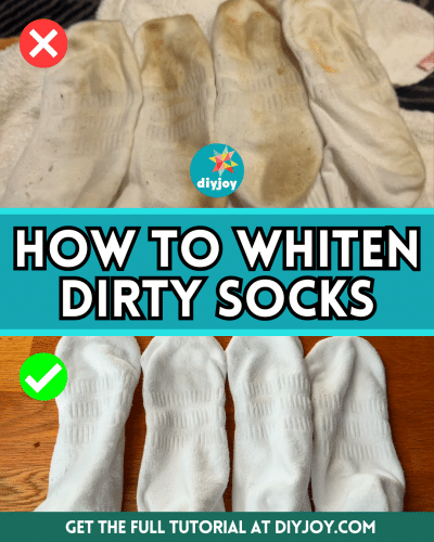 How to Whiten Dirty Socks Like a Pro - DIY Joy