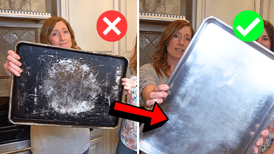 How to Clean Burnt Baking Sheets Easily - DIY Joy