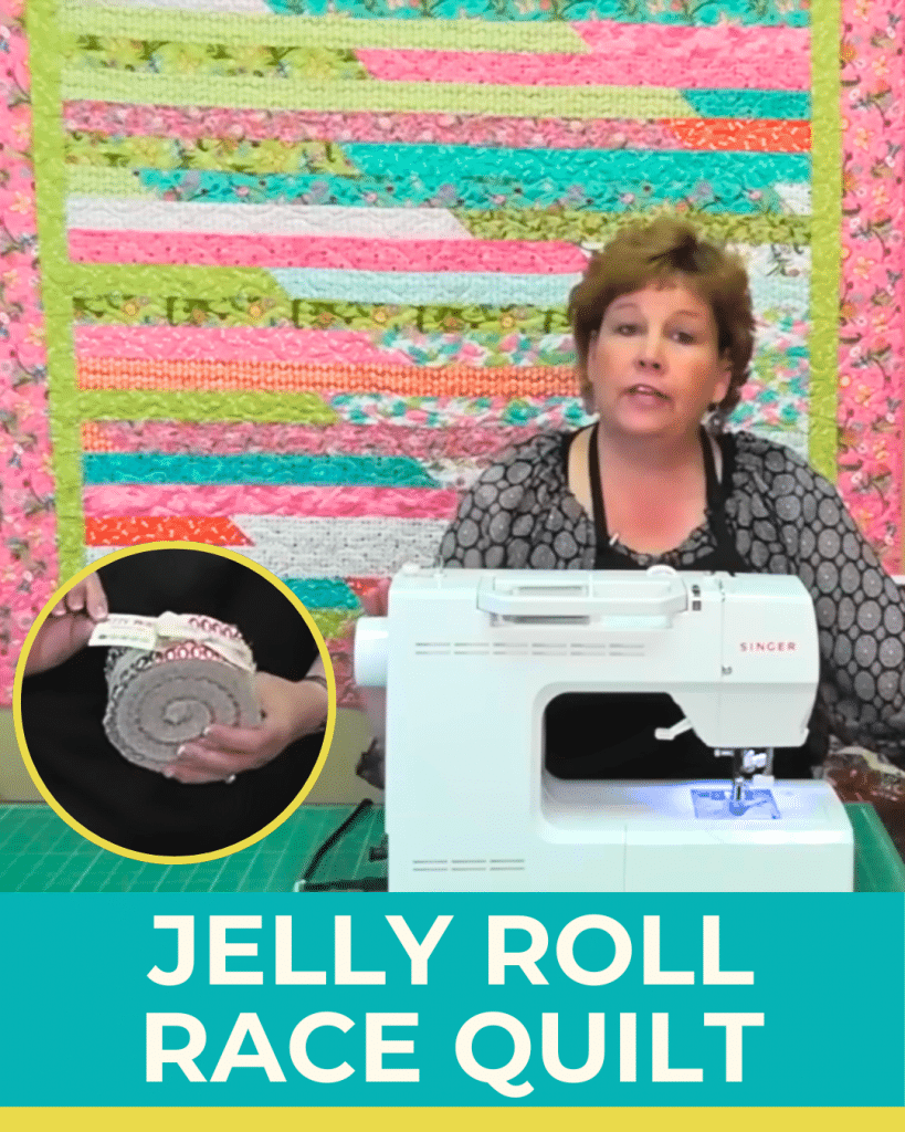 45-Minute Jelly Roll Race Quilt With Jenny Doan
