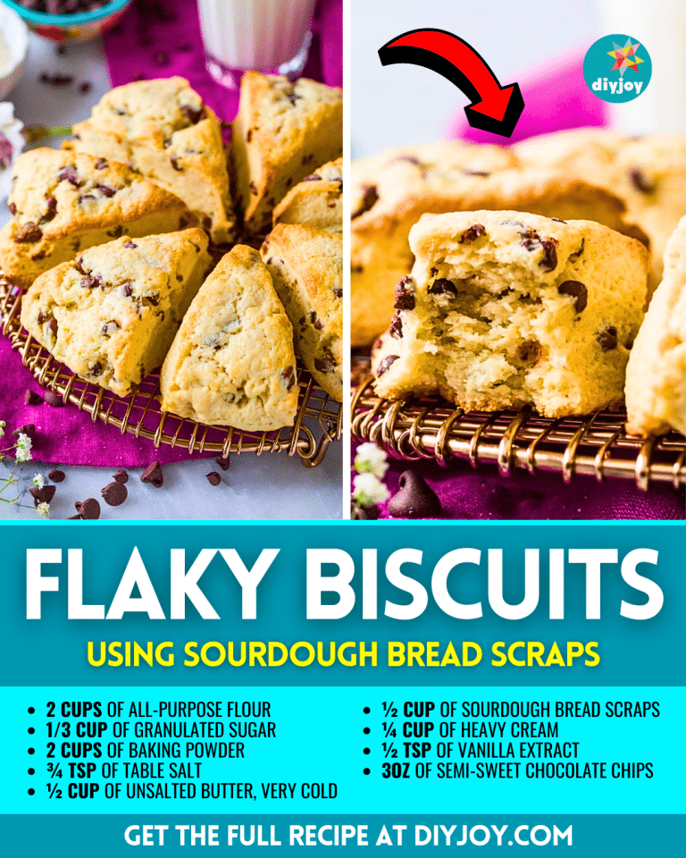 Make Flaky Biscuits Using Sourdough Bread Scraps - DIY Joy