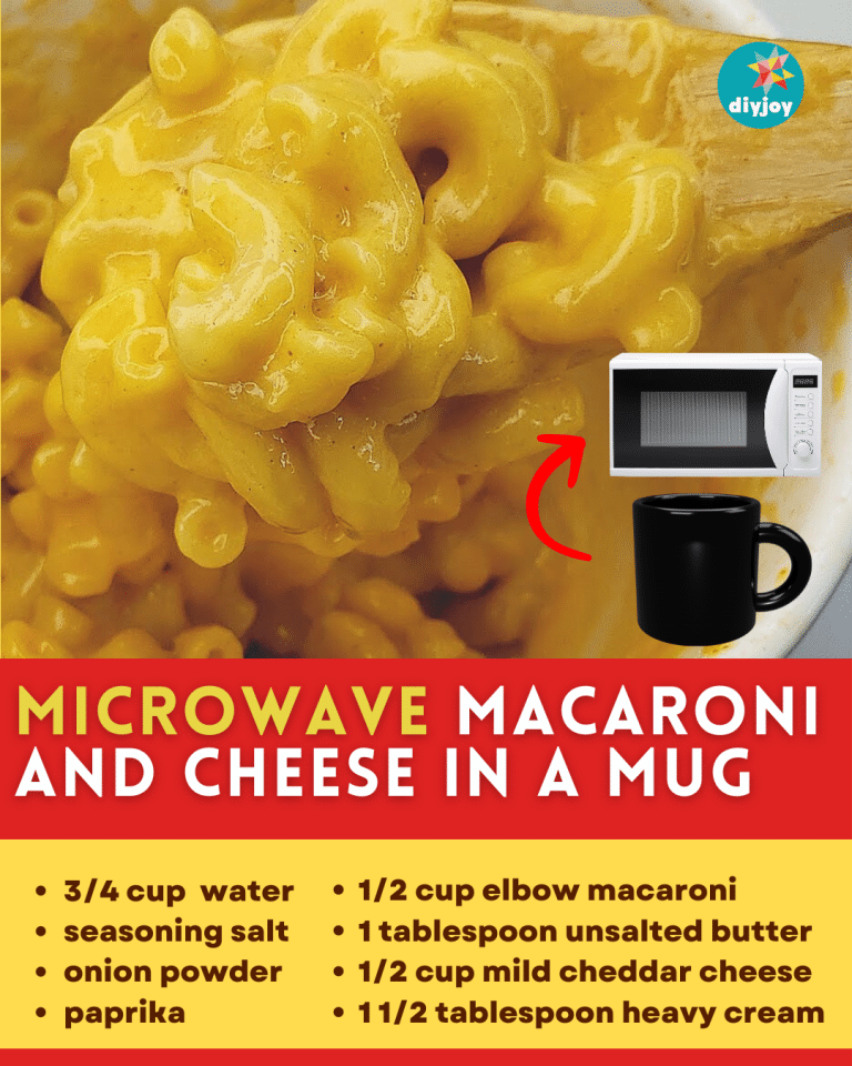 Microwave Mac and Cheese in a Mug