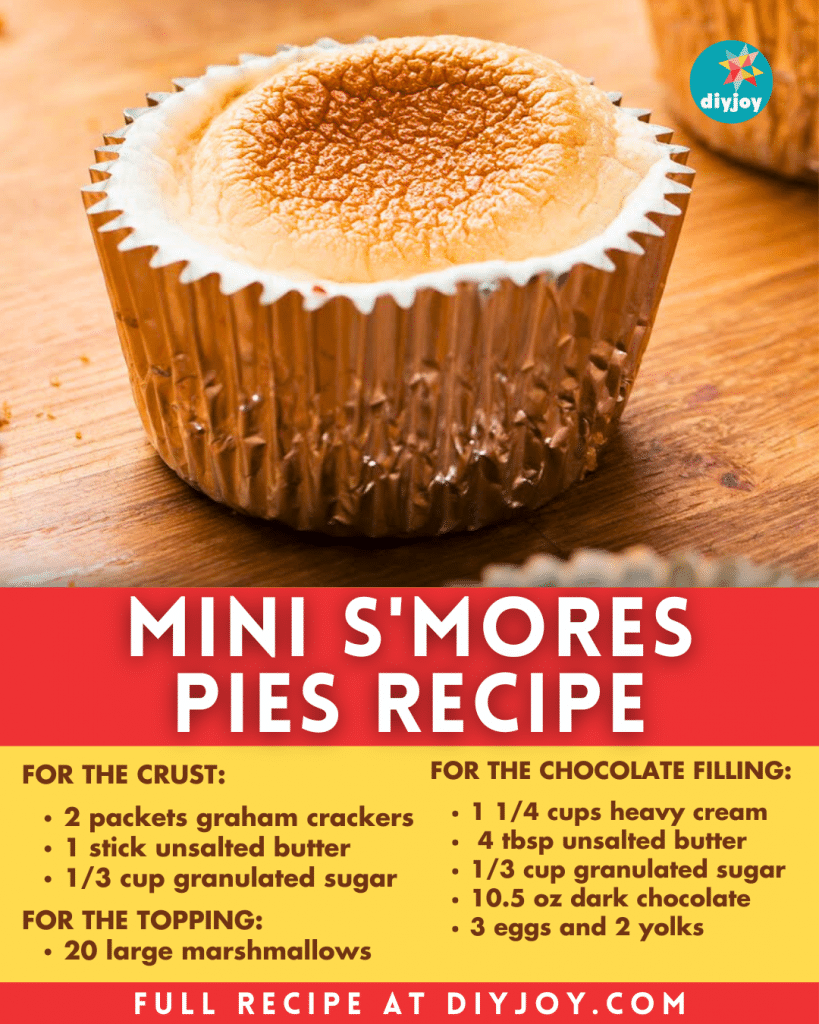 Mini S'mores Pies Recipe
