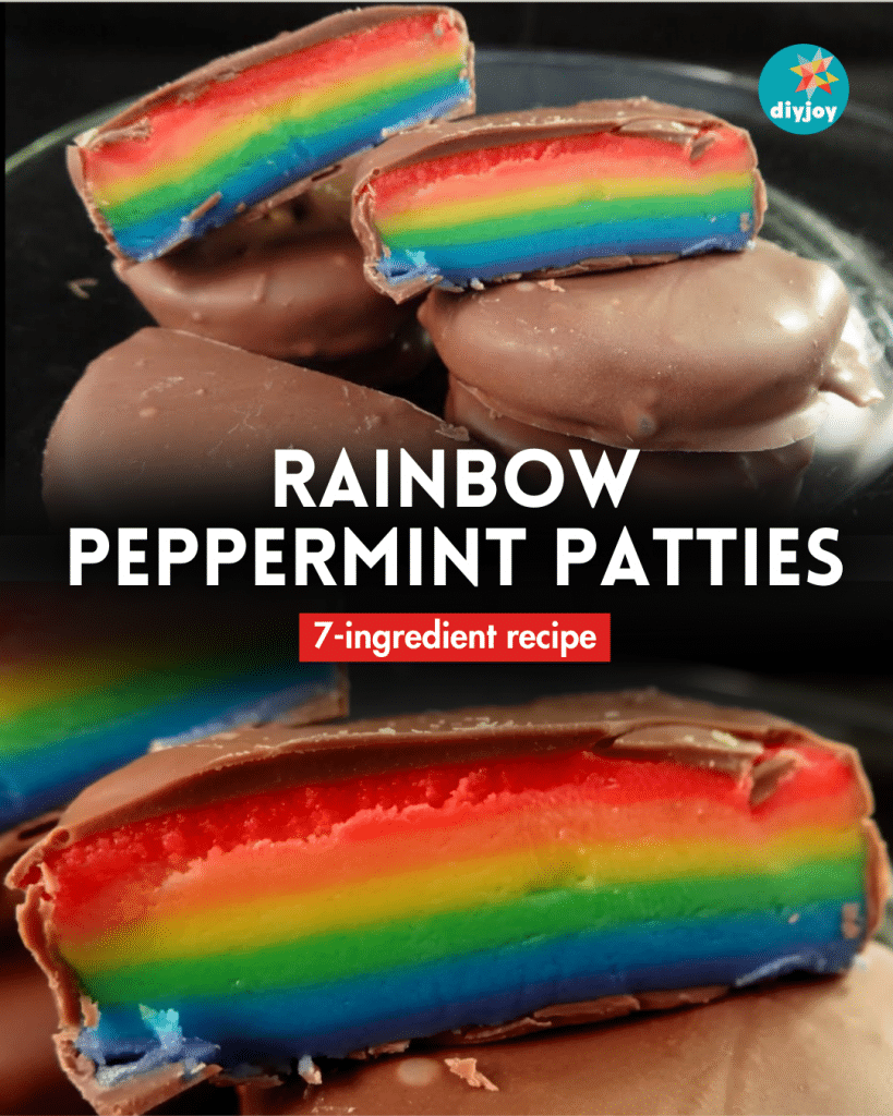 Rainbow Peppermint Patties Recipe
