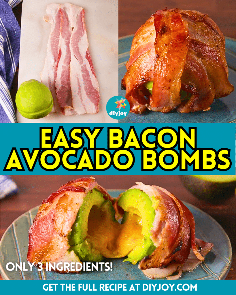 Super Easy Bacon Avocado Bombs Recipe - DIY Joy