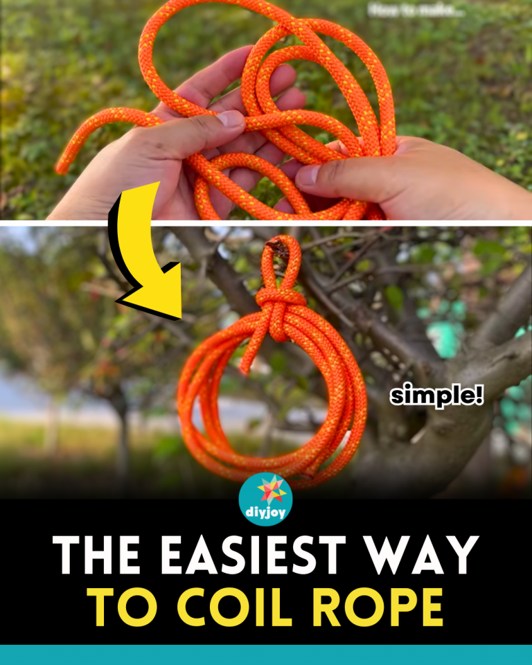 The Easiest Way to Coil Rope