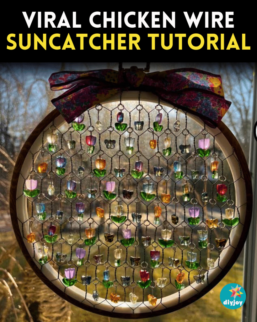 Viral Chicken Wire Suncatcher Tutorial