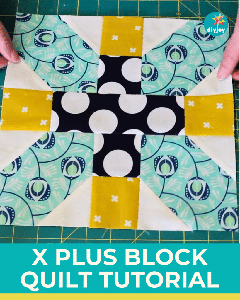 X Plus Block Quilt Tutorial
