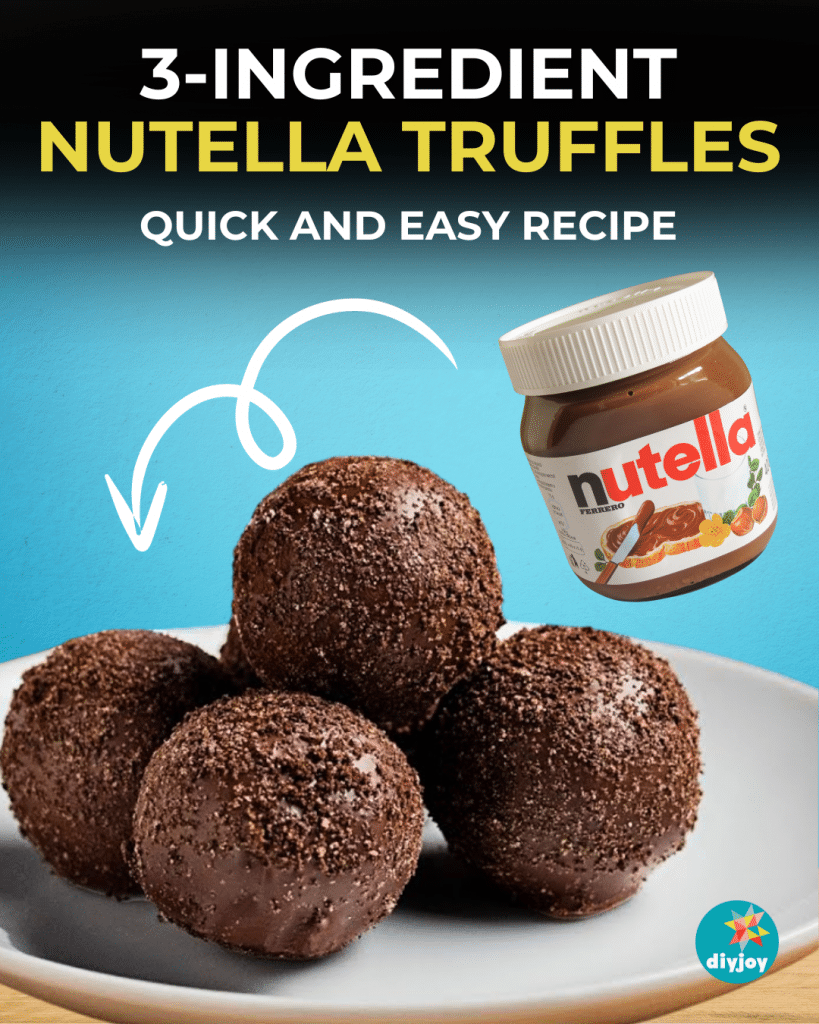 3-Ingredient Nutella Truffles Recipe