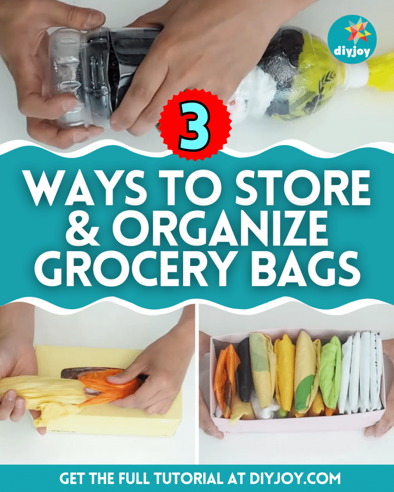 3 Ways to Store & Organize Grocery Bags - DIY Joy