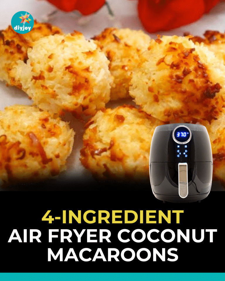 4-Ingredient Air Fryer Coconut Macaroons
