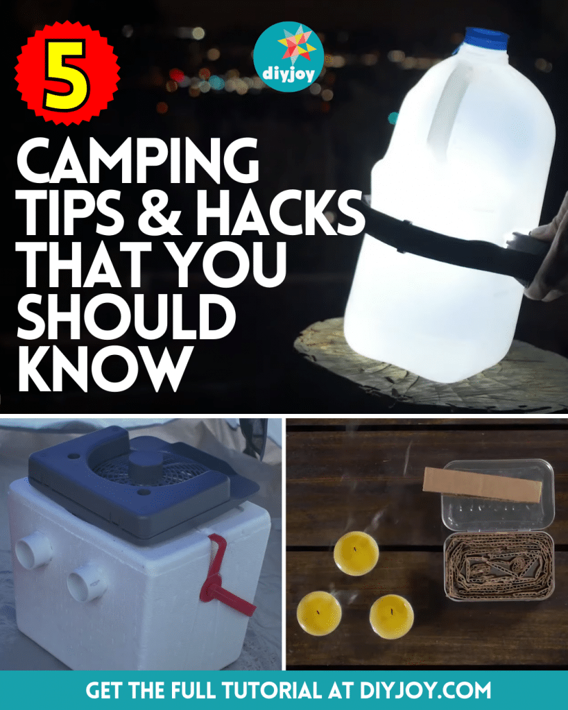 5 Camping Tips & Hacks That You Should Know - DIY Joy