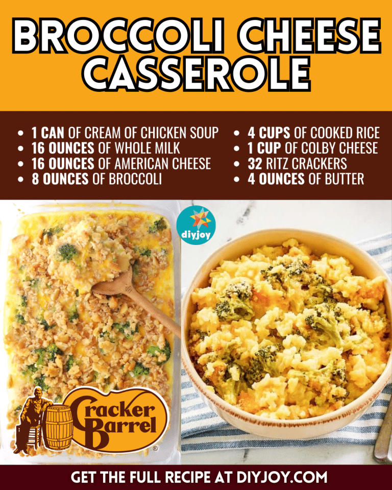 Cracker Barrel Broccoli Cheese Casserole Copycat Recipe - DIY Joy