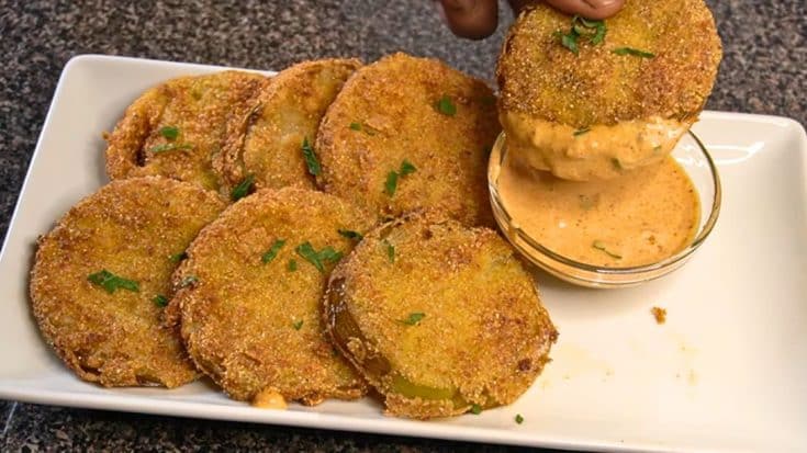 Crispy Southern Fried Green Tomatoes - DIY Joy