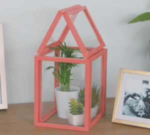 How to Make a Mini Greenhouse Using Picture Frames - DIY Joy