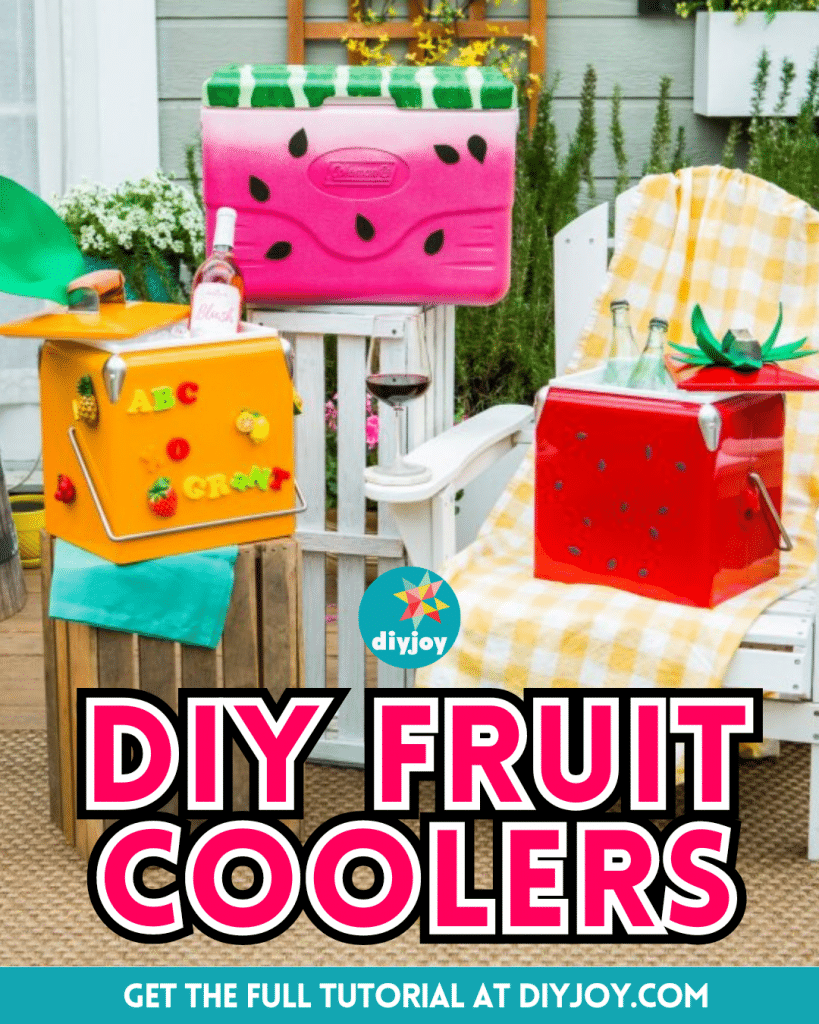 Easy DIY Fruit Coolers Tutorial - DIY Joy