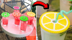 Easy DIY Fuse Bead Drink Cover Tutorial - DIY Joy