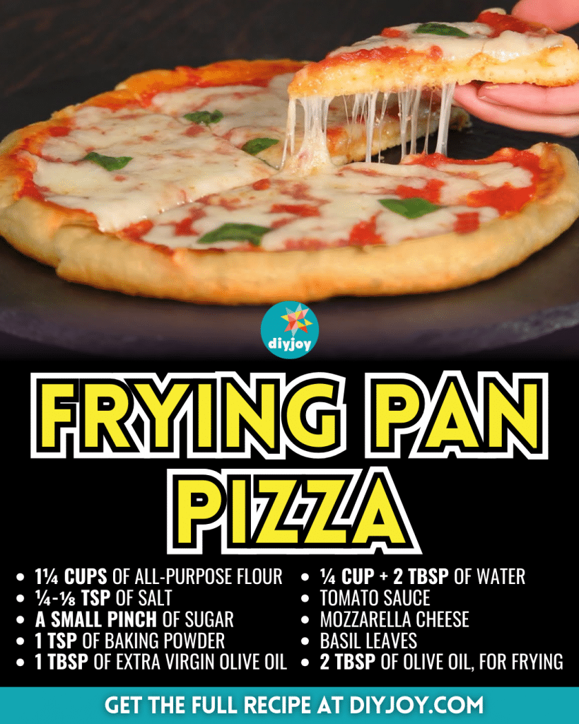 Easy Frying Pan Pizza Recipe - DIY Joy