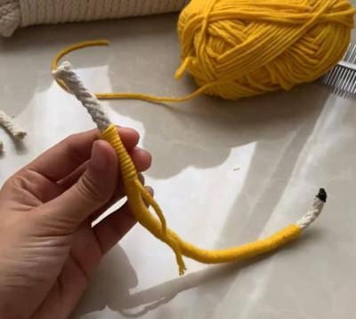 Easy Macrame Rainbow Tutorial - DIY Joy