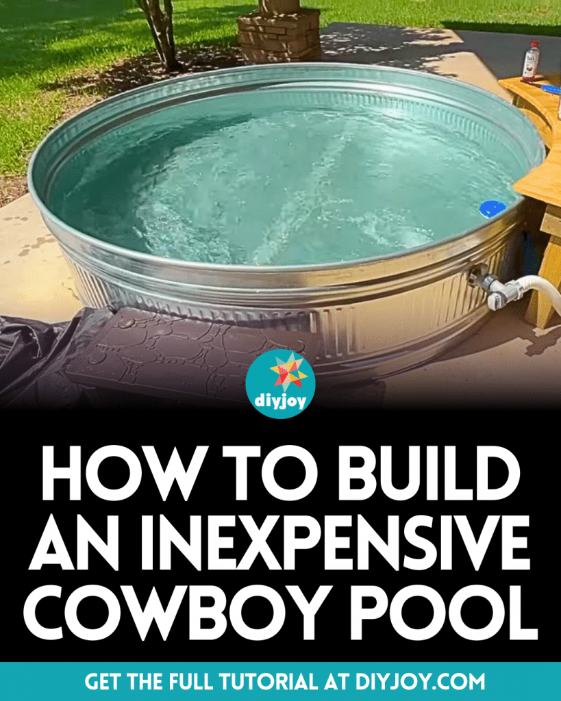 How to Build an Inexpensive Cowboy Pool - DIY Joy