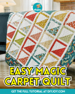 How to Make a Magic Carpet Quilt - DIY Joy