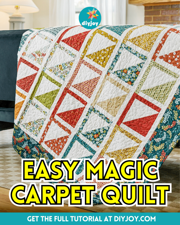 How to Make a Magic Carpet Quilt - DIY Joy