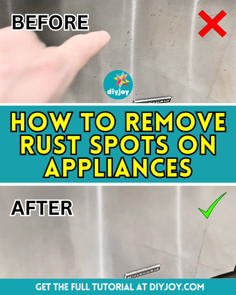 How to Remove Rust Spots on Appliances - DIY Joy