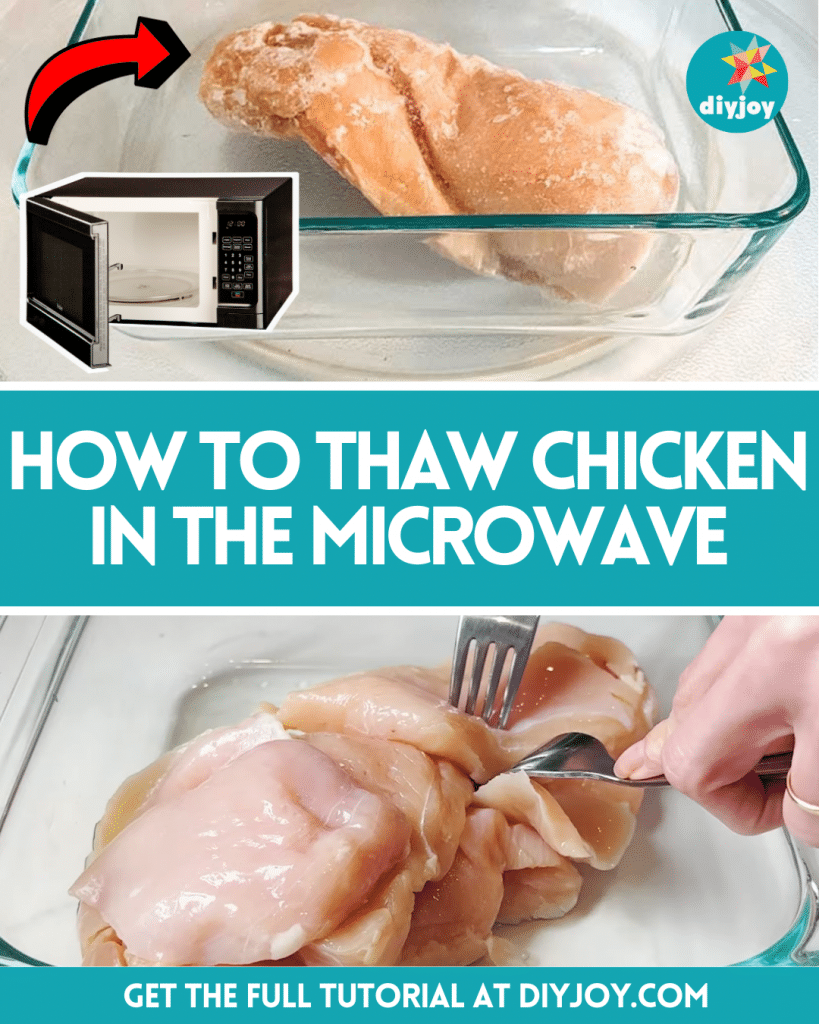 How to Thaw Chicken in the Microwave - DIY Joy