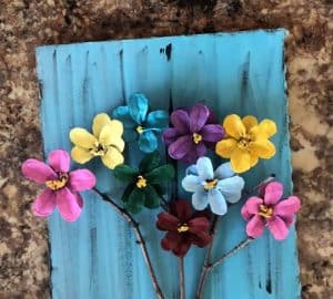 DIY Pine Cone Flowers - DIY Joy