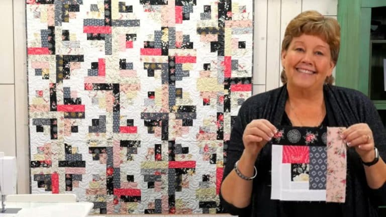 River Log Cabin Quilt With Jenny Doan - DIY Joy