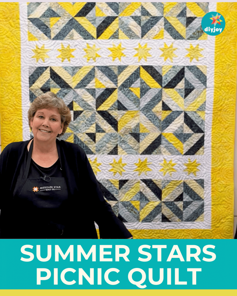 Summer Stars Picnic Quilt With Jenny Doan