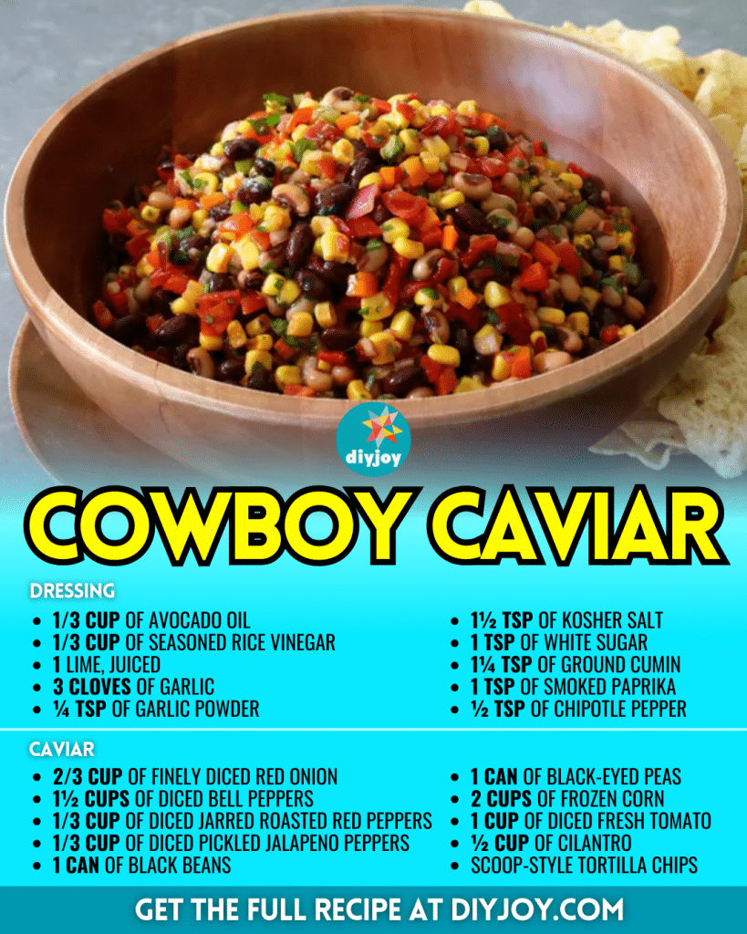 The Ultimate Cowboy Caviar Recipe - DIY Joy