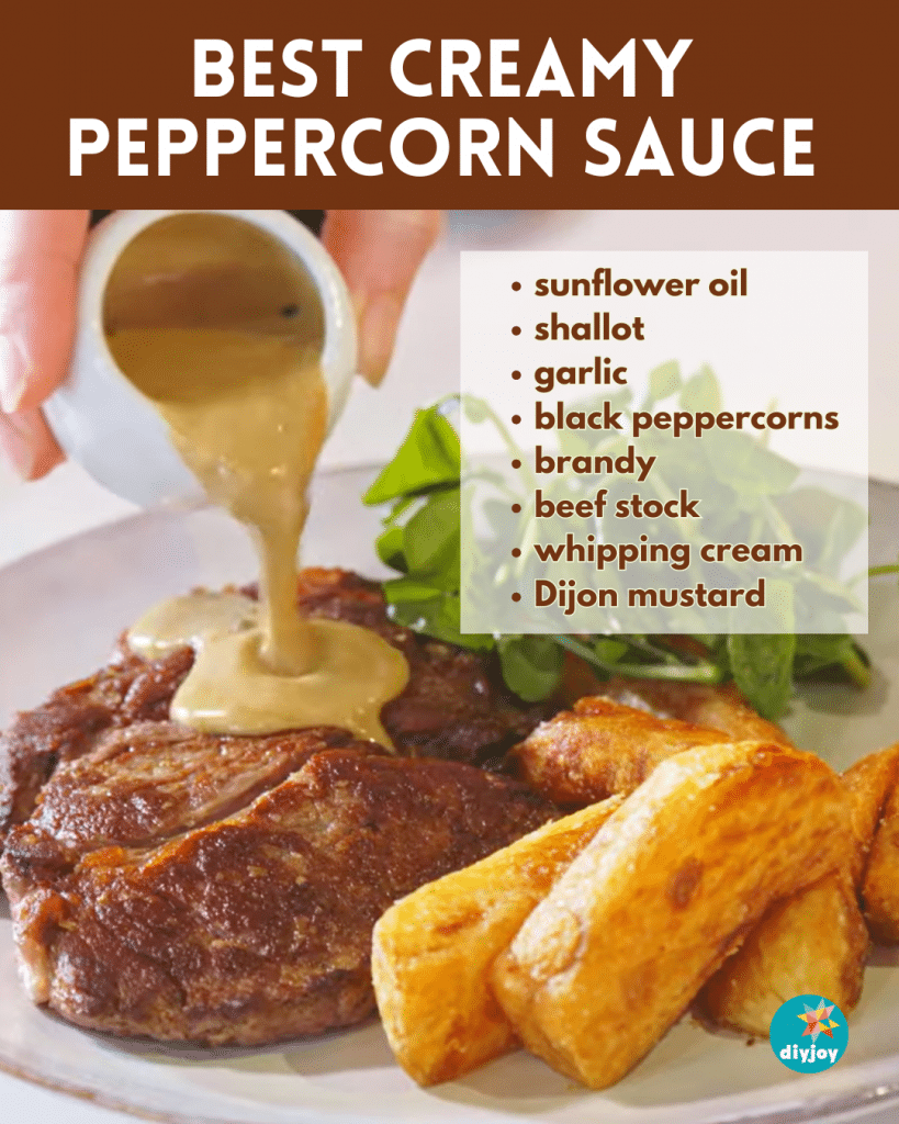 Creamy Peppercorn Sauce Recipe