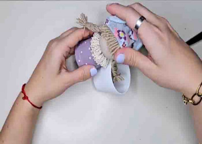 DIY Rag Doll Using Mini Flower Pots - DIY Joy