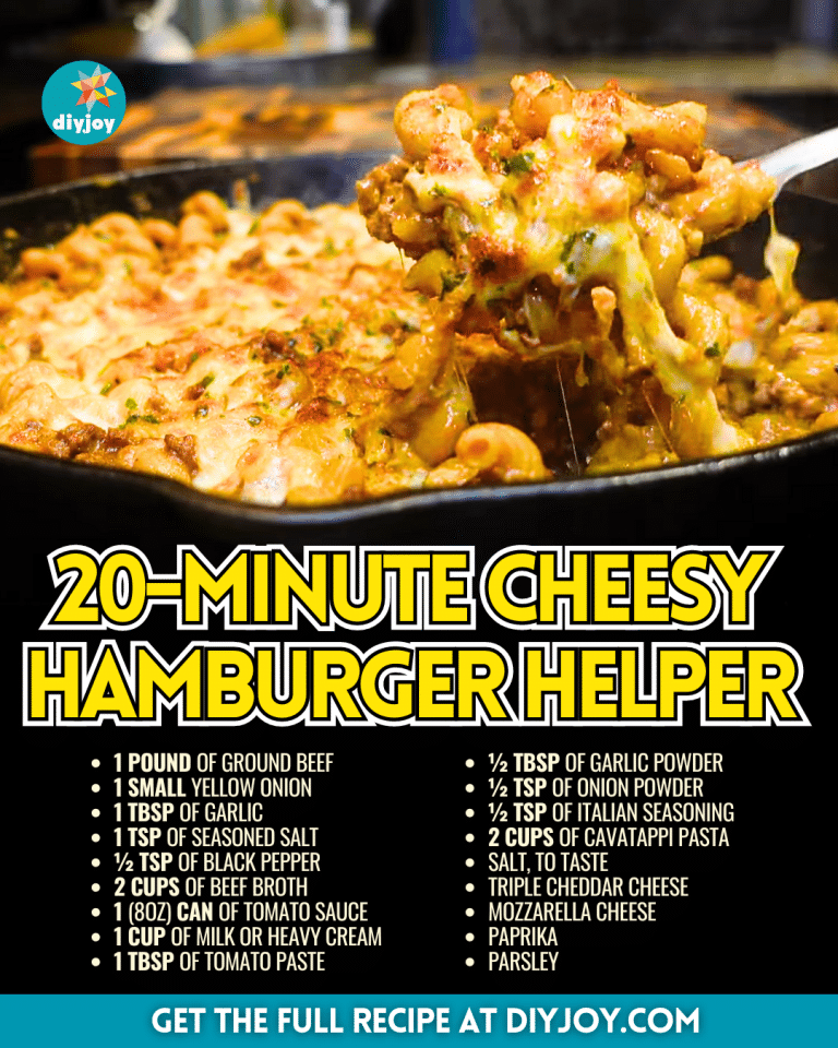 20-Minute Cheesy Hamburger Helper Recipe - DIY Joy