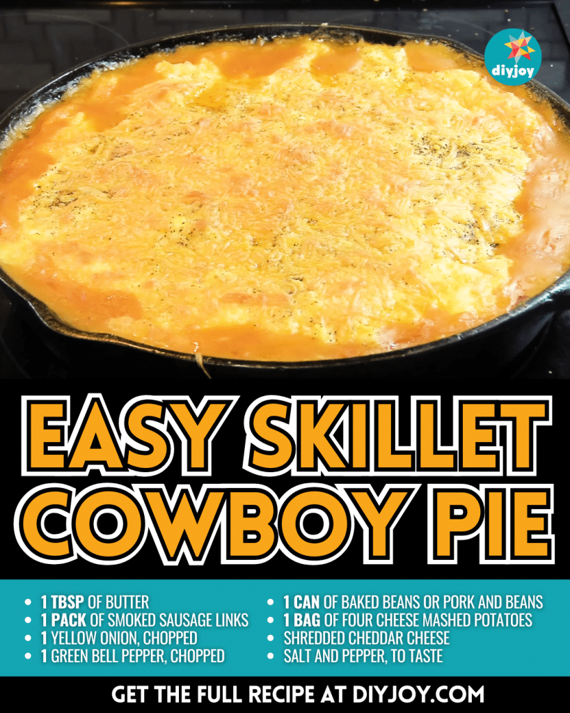 Budget-Friendly Skillet Cowboy Pie Recipe - DIY Joy