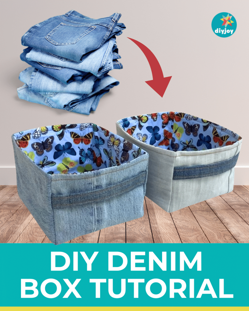 DIY Denim Box Tutorial