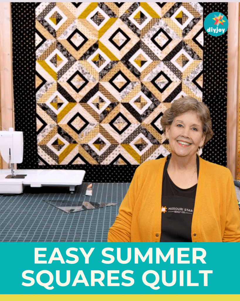 Easy Summer Squares Quilt With Jenny Doan