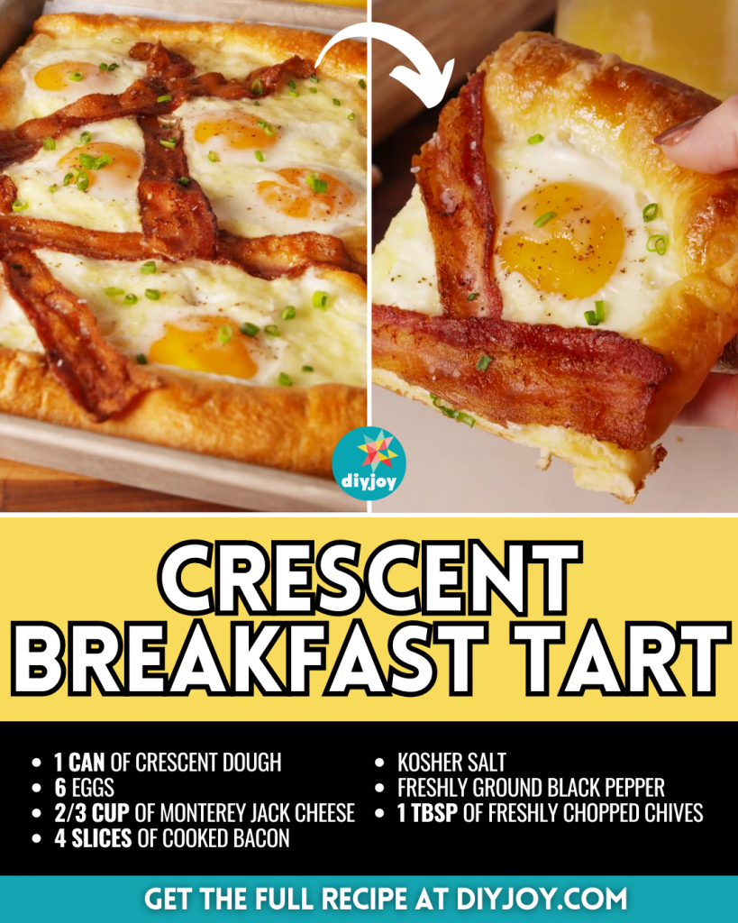 Easy Crescent Breakfast Tart Recipe - DIY Joy