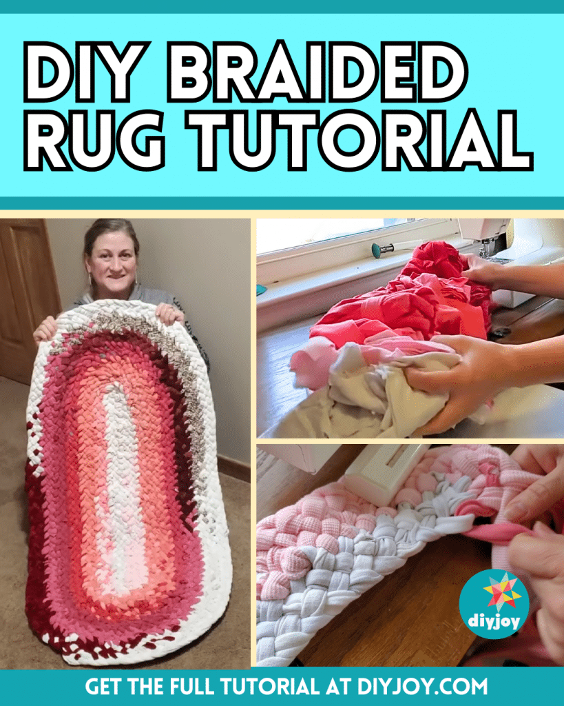 Easy DIY Braided Rug Tutorial - DIY Joy