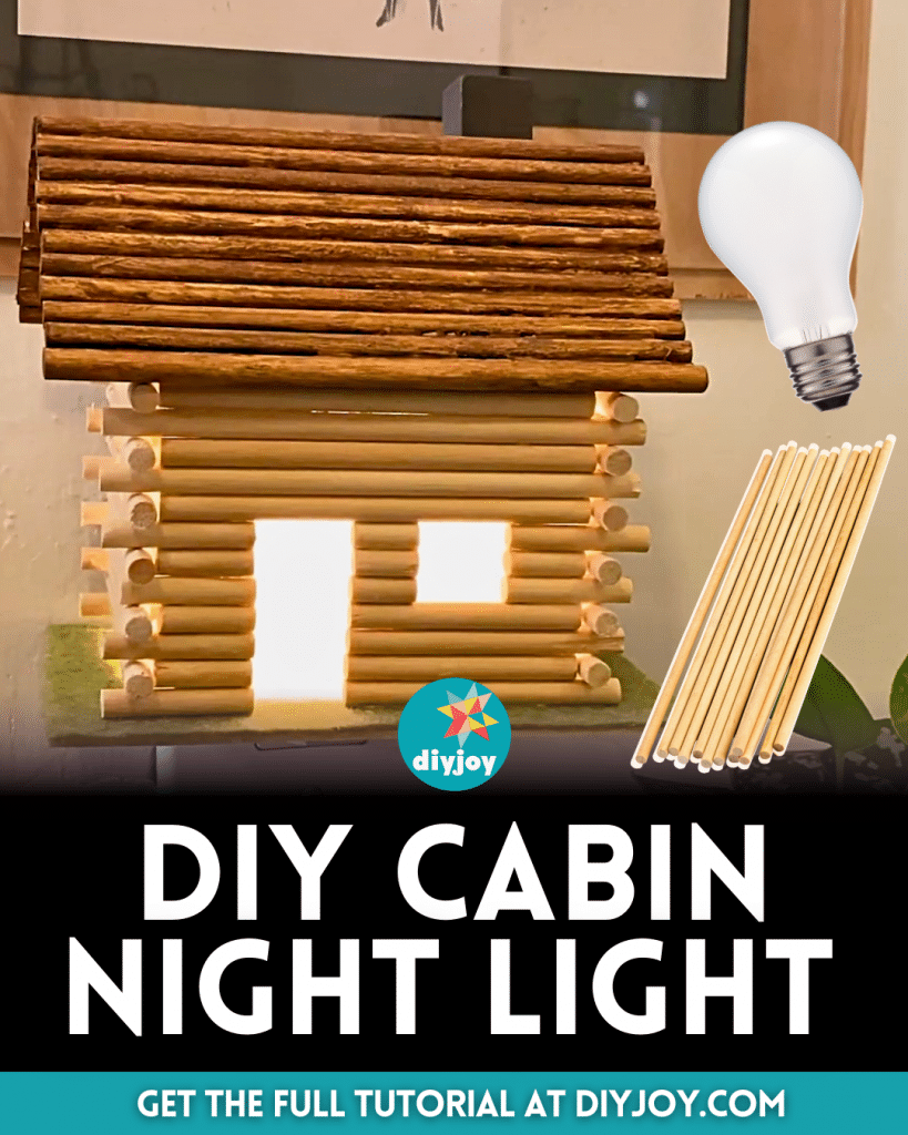 Easy DIY Cabin Night Light Tutorial - DIY Joy