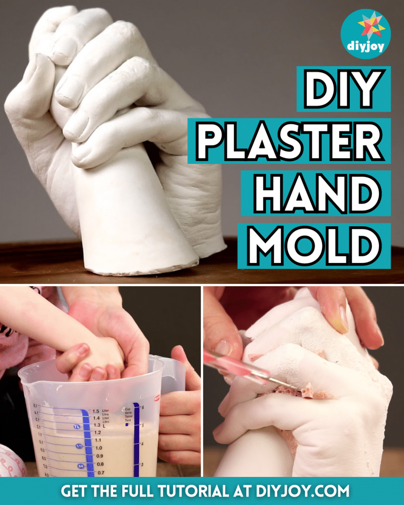 Easy DIY Plaster Hand Mold Tutorial - DIY Joy